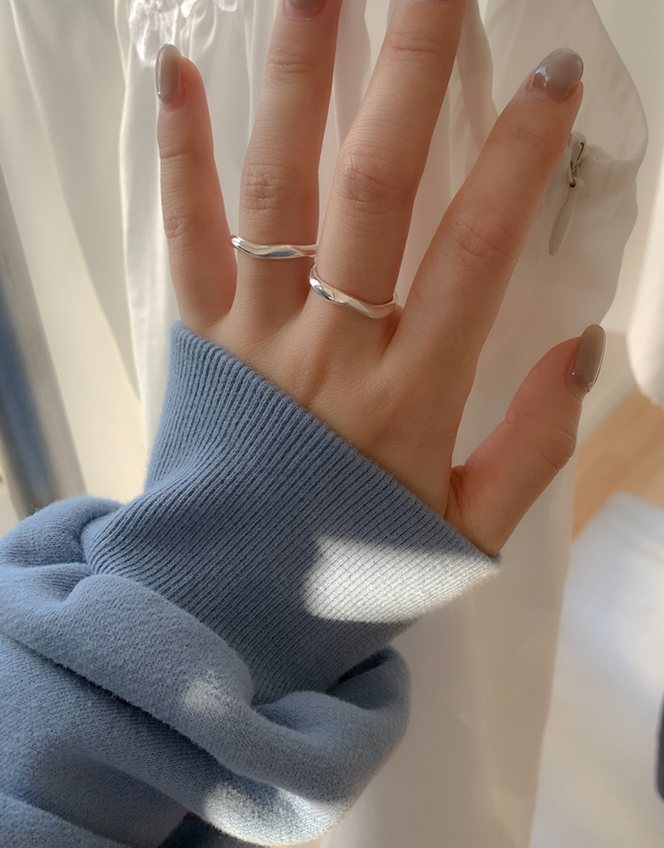 [moat] Dove Wave Ring (silver925) – Ohue