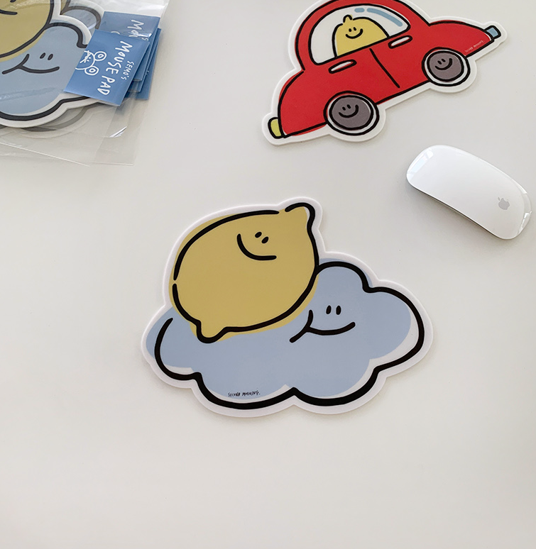 [second morning] Lemony & Cloud Mousepad – Ohue