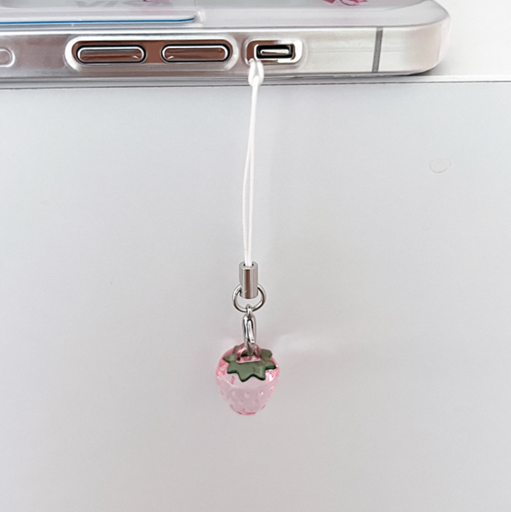[Peakdrawing] Pink Berry Keyring String – Ohue
