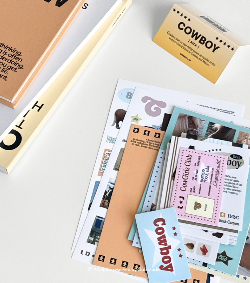 [oab studio] Cowboy Sticker Pack – Ohue