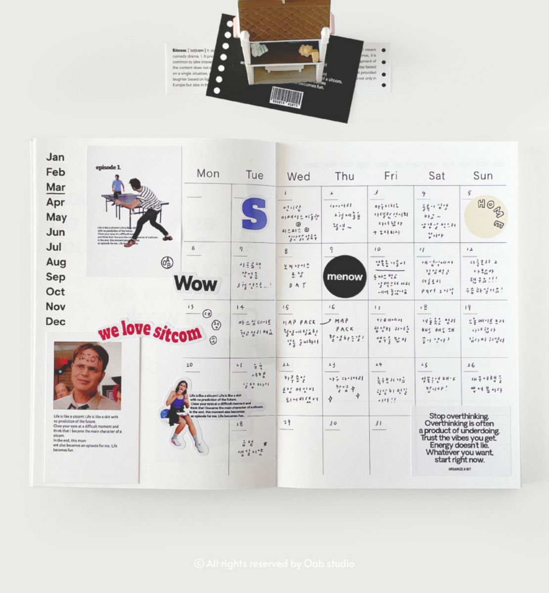 [oab studio] Sitcom Sticker Pack – Ohue