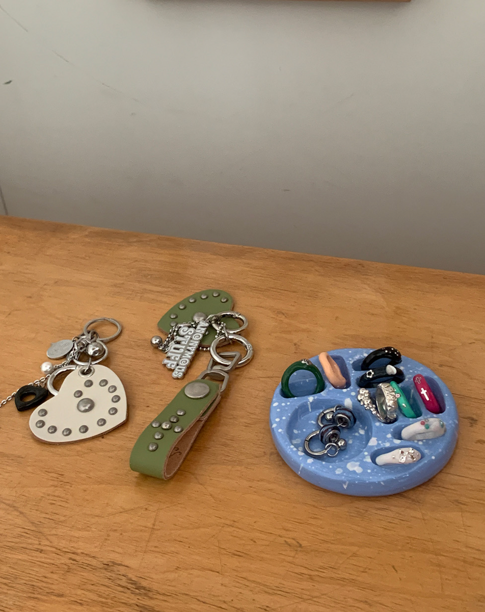 [nff] Ceramic Round Mix Holder Cloud Blue – Ohue