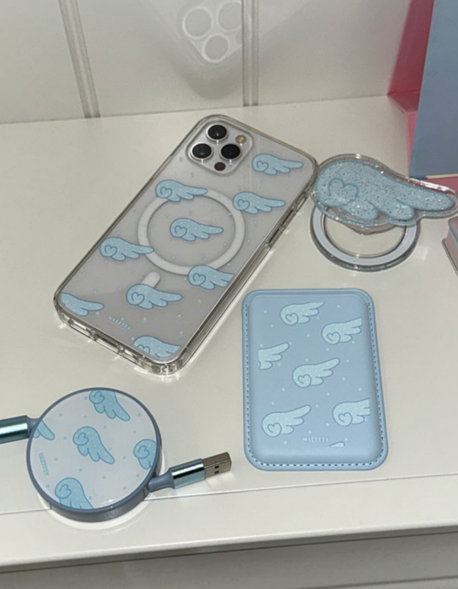 [MAZZZZY] Angel Wing MagSafe Jelly Hard Case – Ohue
